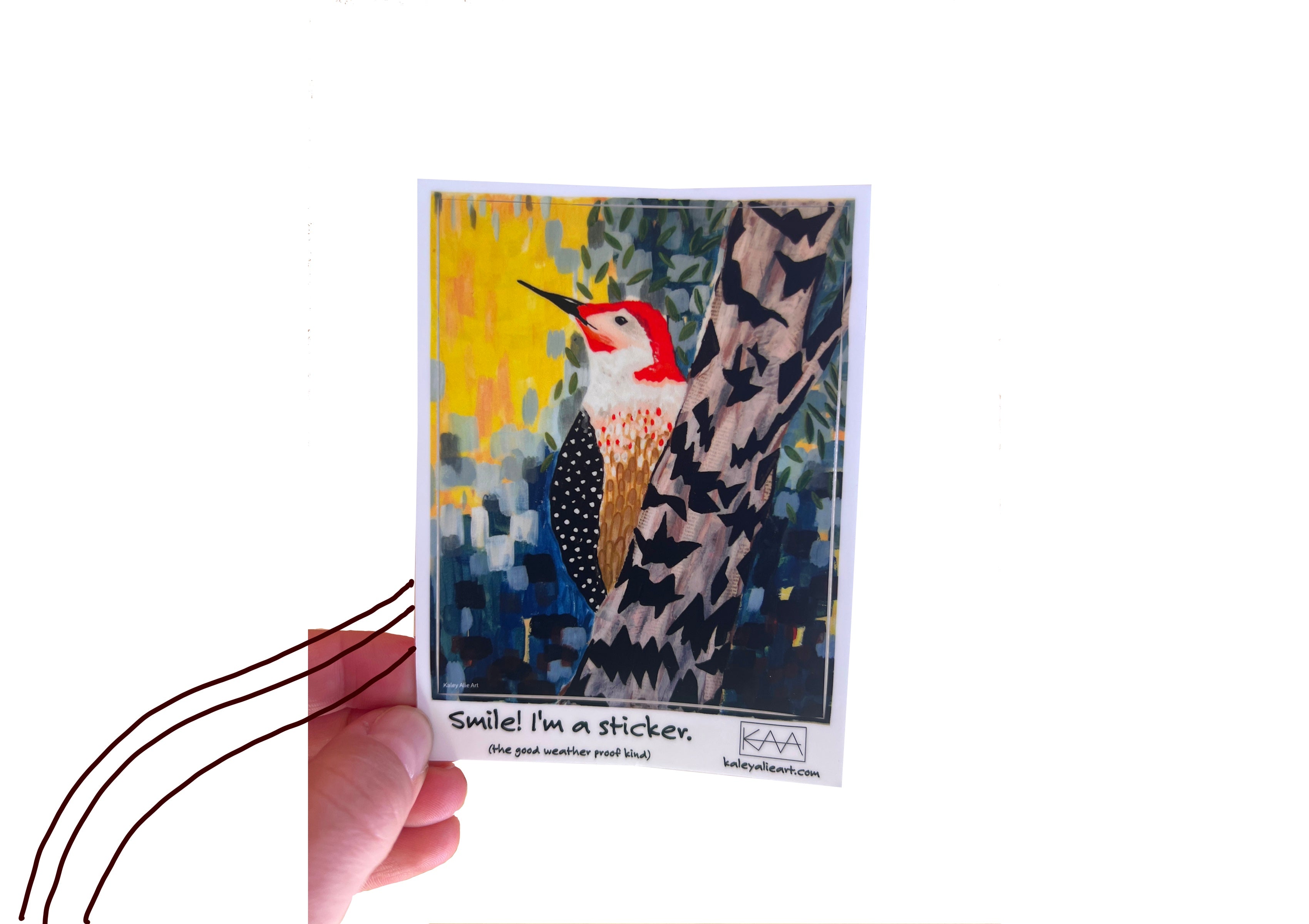 Flicker Sticker